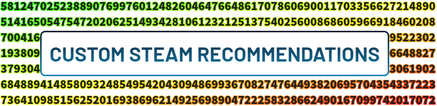 Custom Steam Recommendations - Infinite Monkey Labs